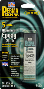 PERMATEX PermaPoxy 5 Minute Aluminum Epoxy Stick : uacm.co.th